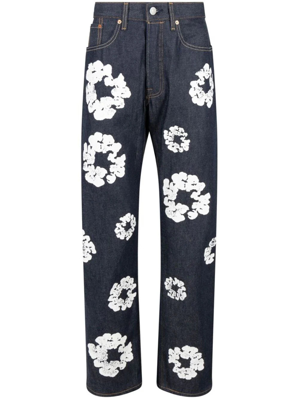 Denim Tears jeans "Selvedge" con estampado Cotton Wreath de Denim Tear